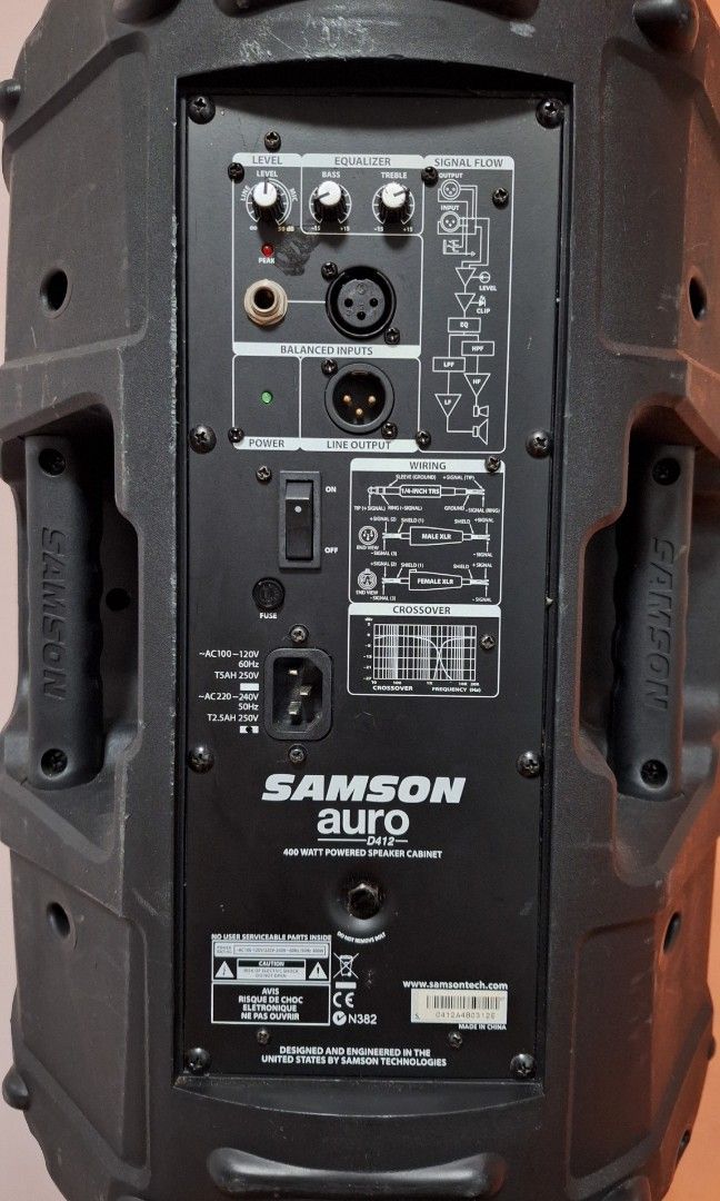 Samson Auro D412 Powered Speakers, Audio, Soundbars, Speakers ...