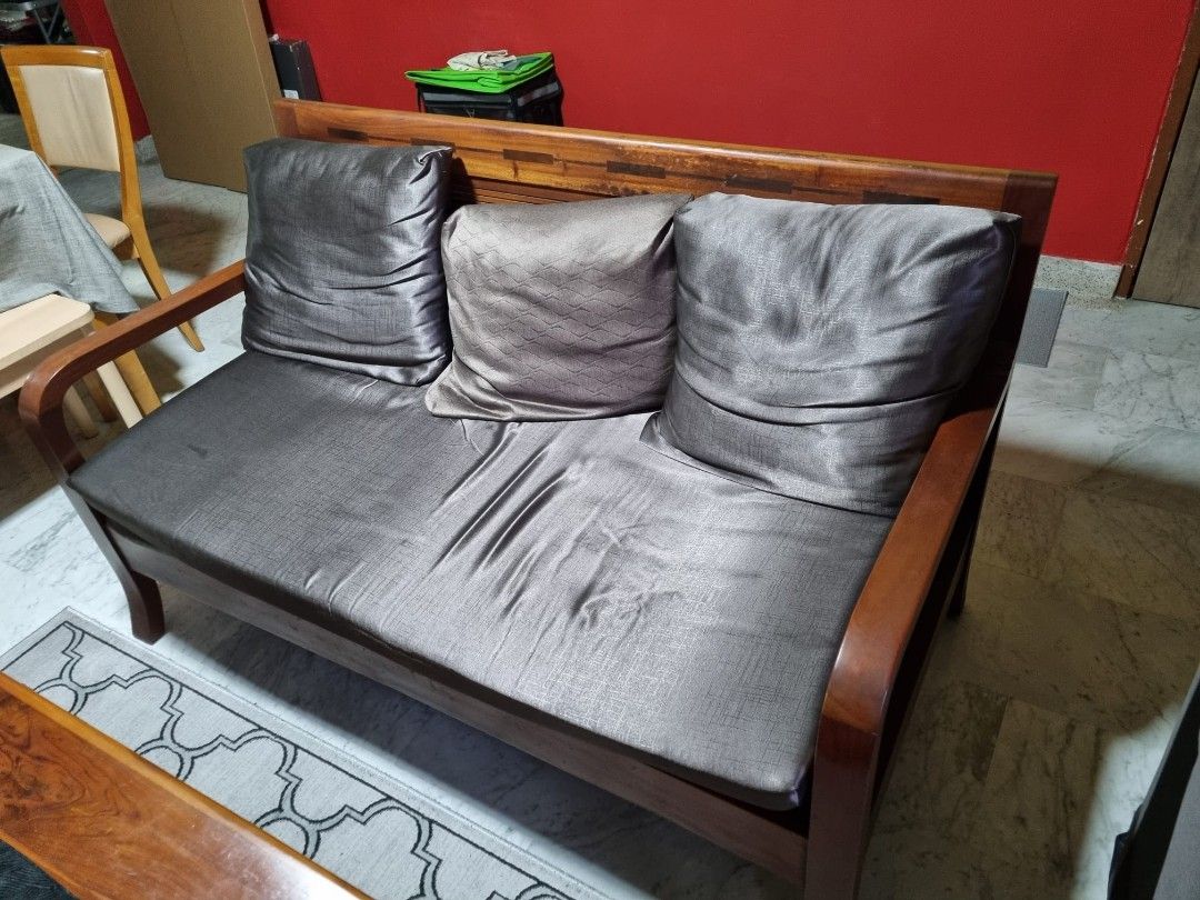 Sofa, tv console, voffe table, Furniture & Home Living, Furniture ...