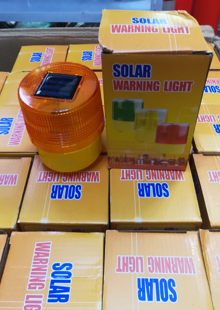 Solar LED Warning Light Magnetic Type, Commercial & Industrial ...