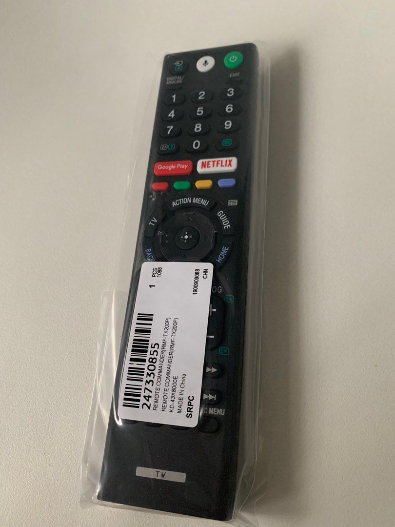 Sony Bravia TV Remote Control, TV & Home Appliances, TV & Entertainment ...
