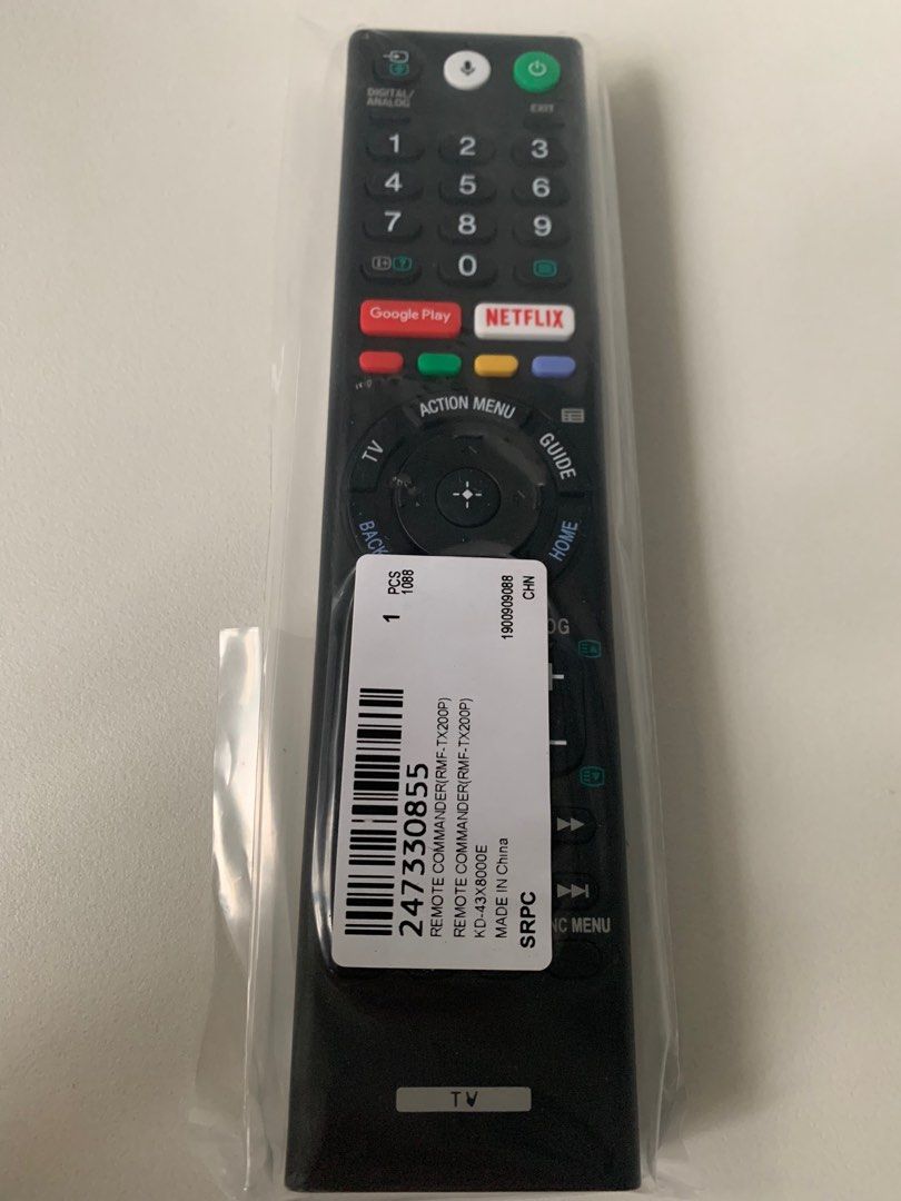 Sony Bravia TV Remote Control, TV & Home Appliances, TV & Entertainment ...
