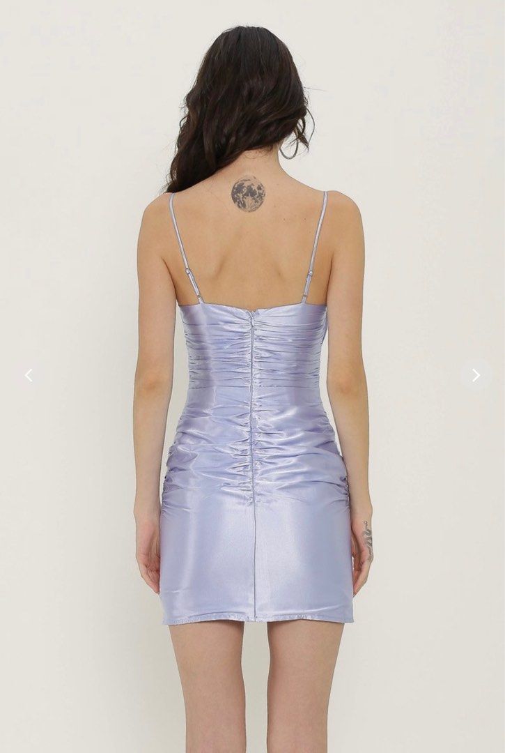 SPG Stacy Satin Silk Dress, Women's Fashion, Dresses & Sets, Dresses on ...