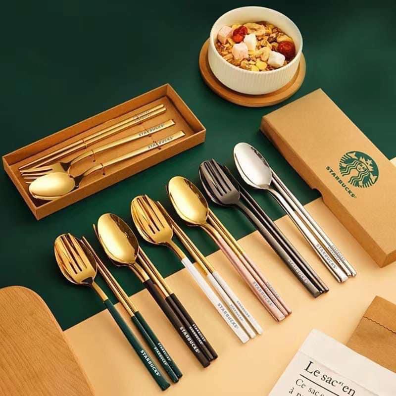 Starbucks Spoon Set, Furniture & Home Living, Kitchenware & Tableware ...