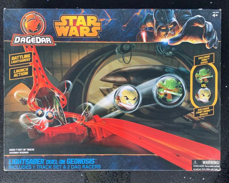 Starwars dagedar lightsaber duel on geonosis toy hotwheels gift ...