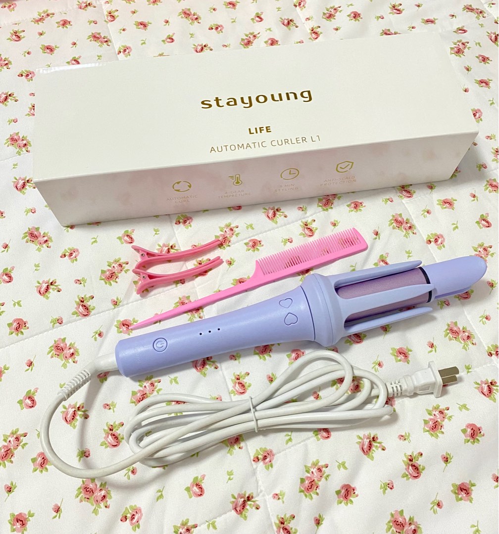 Stayoung Automatic Curler [On-hand], Beauty & Personal Care, Hair on ...