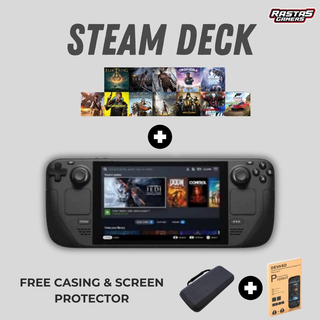 Steamdeck New Set, Video Gaming, Video Game Consoles, Others on Carousell