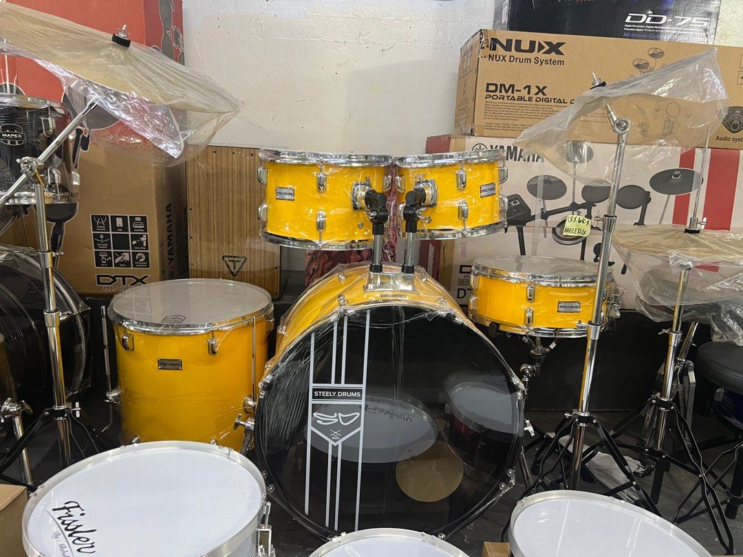 Steely Drums set Brand new, Hobbies & Toys, Music & Media, Musical ...