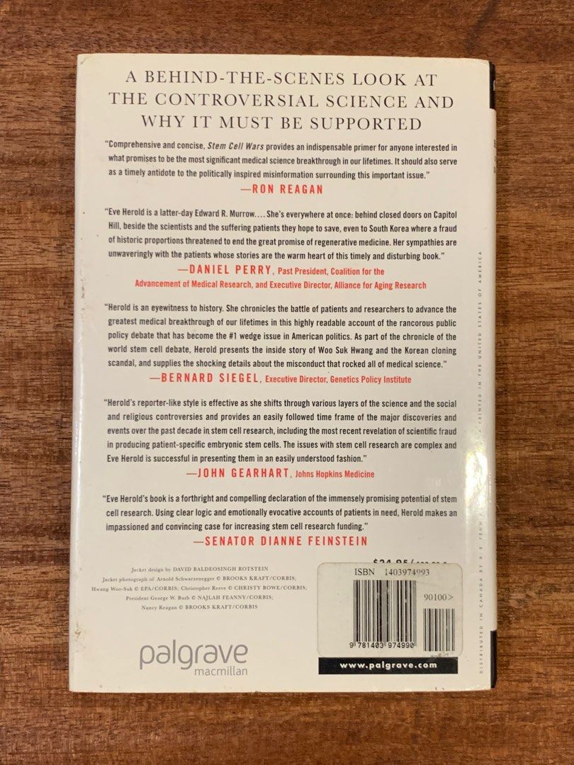 Step Cell Wars Inside stories from the frontliners book by Eve Herold ...