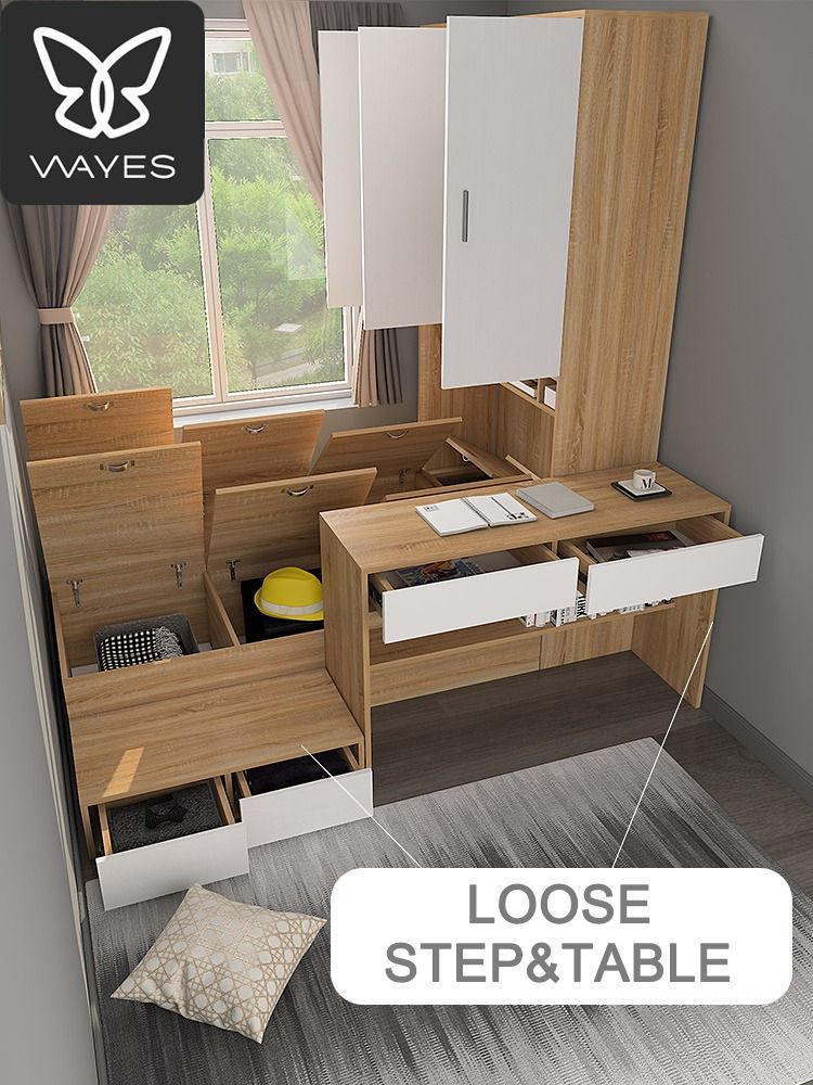Storage Divian Bed with Bedhead Cabinet and Table Regular and ...