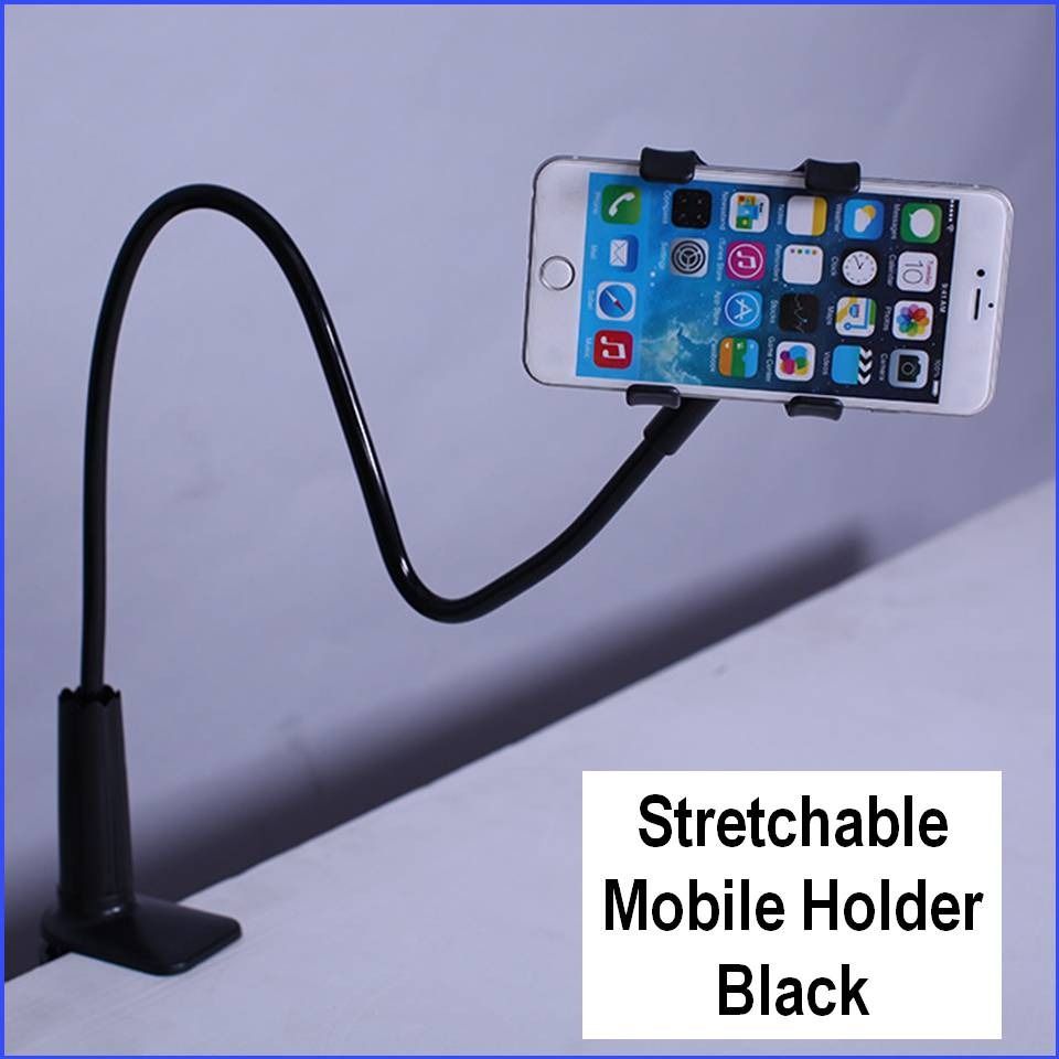 Stretchable Mobile stand Bed Phone Holder Flexible Long Arm Phone Mount ...