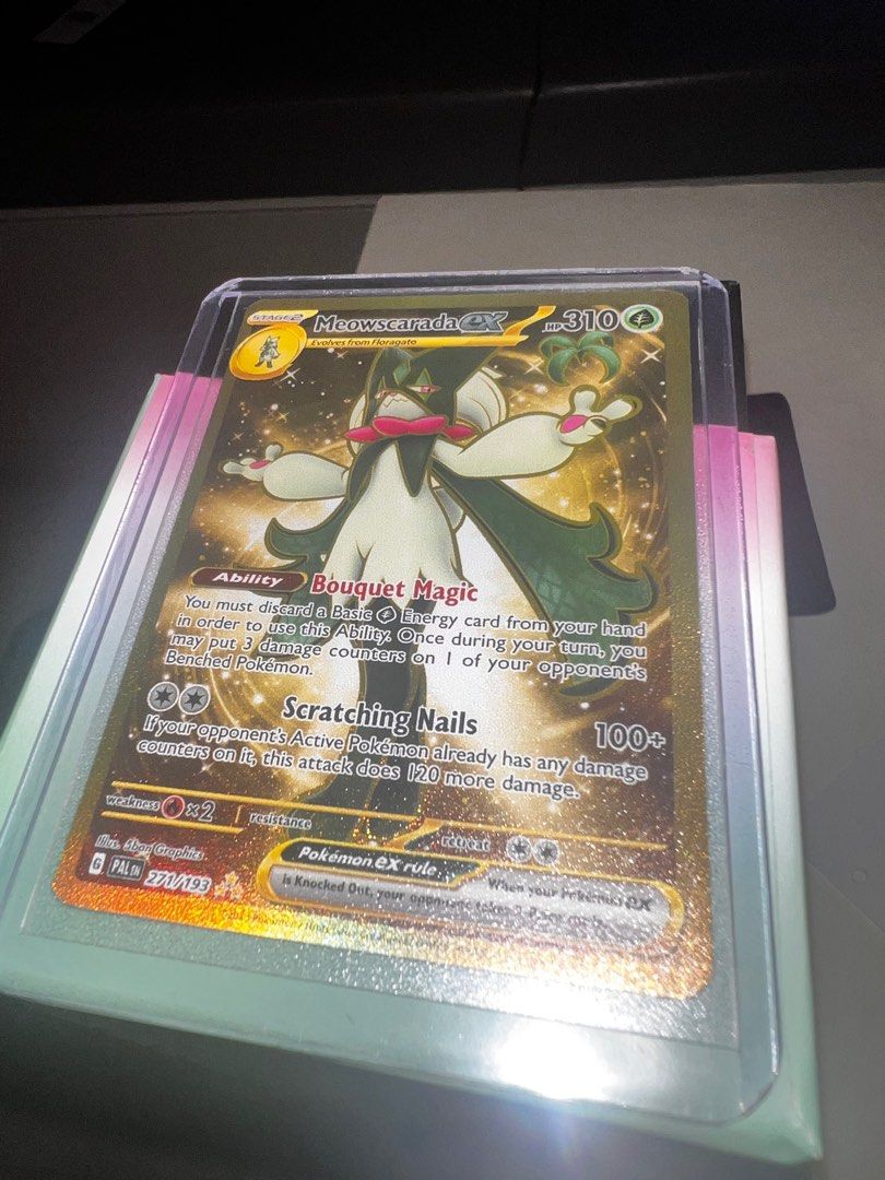 SV02 MEOWSCARADA GOLD RARE, Hobbies & Toys, Toys & Games on Carousell