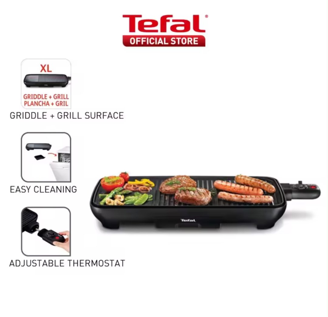 Tefal Plancha Malaga Griller GWP TG3918, TV & Home Appliances, Kitchen ...