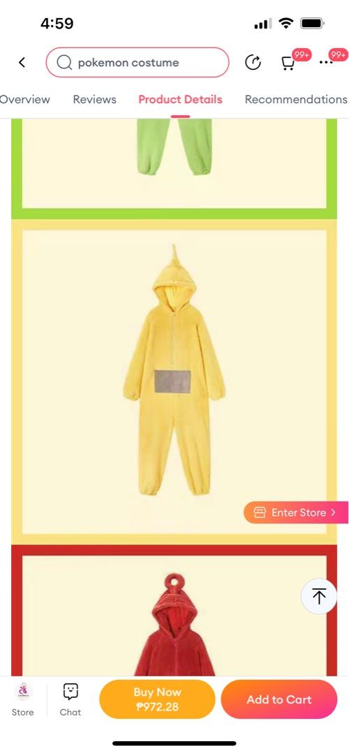 TELETUBBIES LALA COSTUME, Women's Fashion, Tops, Others Tops on Carousell