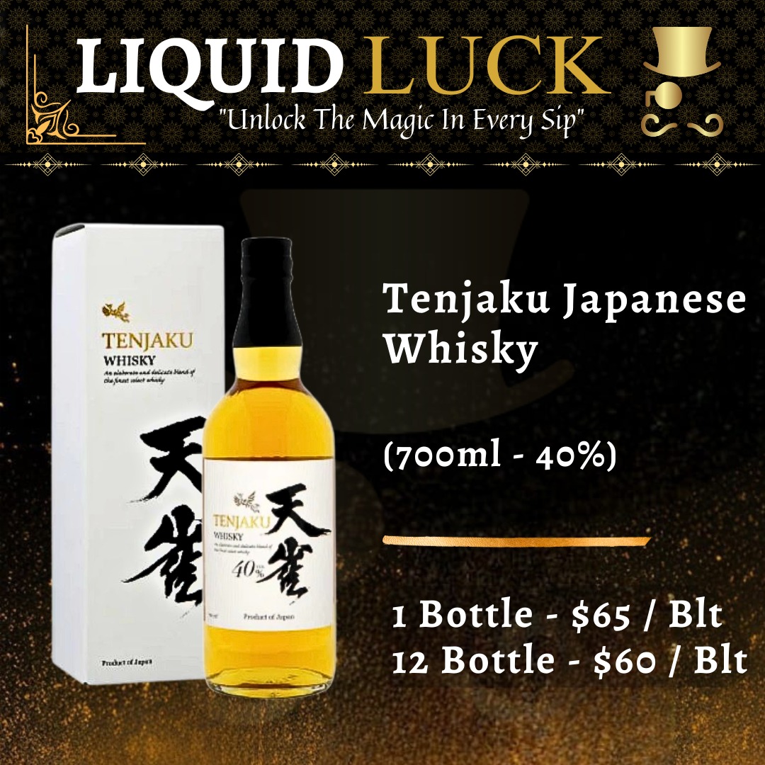 Tenjaku Japanese Whisky 700ml, Food & Drinks, Alcoholic Beverages on ...