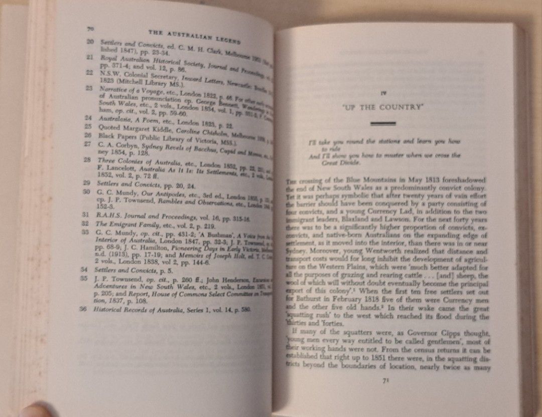 The Australian Legend by Russel Ward, Hobbies & Toys, Books & Magazines ...