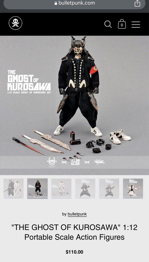 Both "THE GHOST OF KUROSAWA" 1:12 Portable Scale Action Figures & 1:12 ...