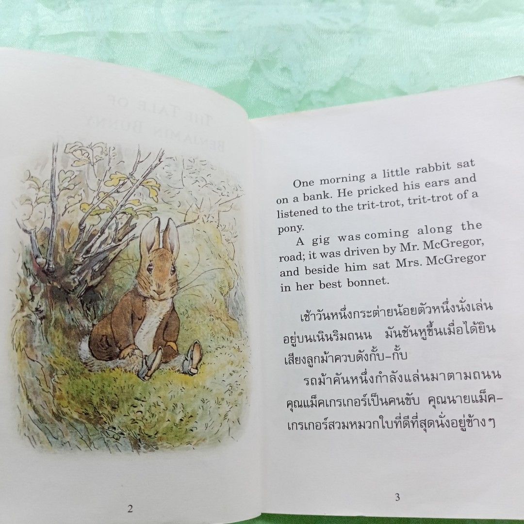 The Tale of Benjamin Bunny by Beatrix Potter [bilingual mini children ...