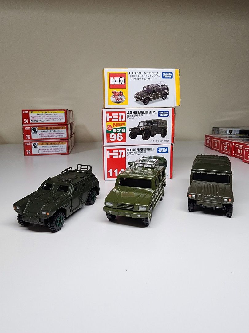 Tomica Military Vehicles Set, Hobbies & Toys, Toys & Games on Carousell