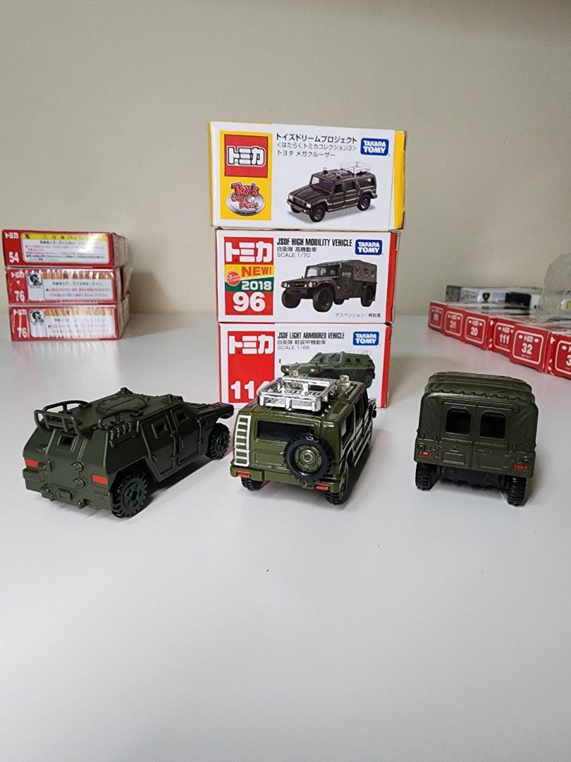 Tomica Military Vehicles Set, Hobbies & Toys, Toys & Games on Carousell