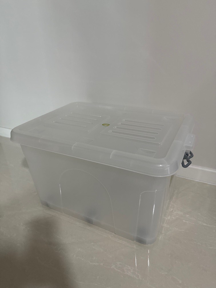 Toyogo Storage Box with Wheels large Size, Furniture & Home Living ...