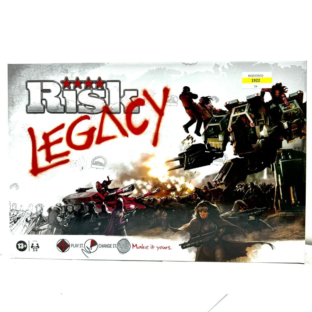 TP-Hasbro Gaming Avalon Hill Risk Legacy Strategy Tabletop Game, Immersive Narrative Game ...