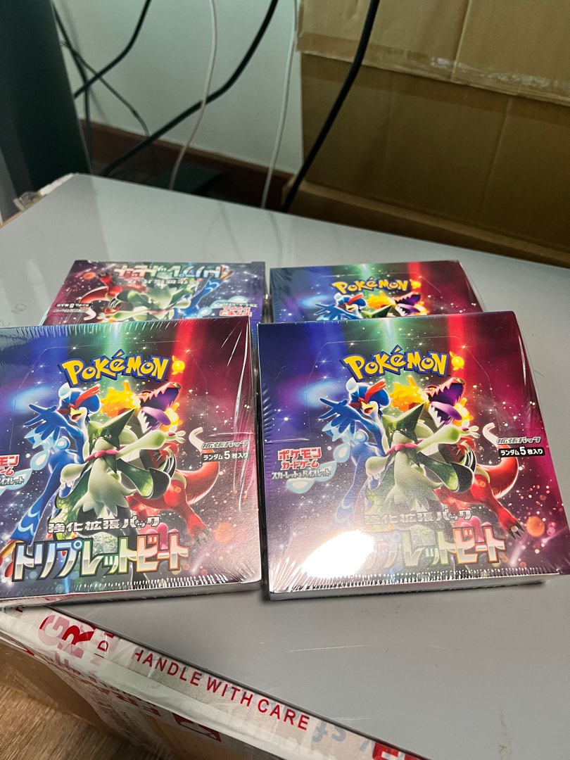 Triple Beat booster box pokemon, Hobbies & Toys, Toys & Games on Carousell