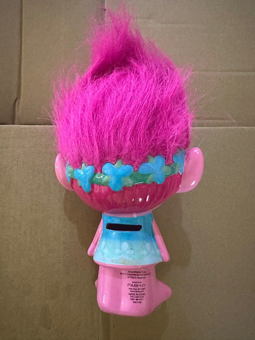 Trolls Ceramic Coin bank, Hobbies & Toys, Toys & Games on Carousell