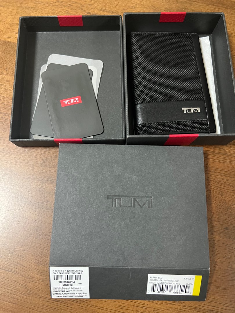 Tumi wallet card holder, Men's Fashion, Watches & Accessories, Wallets ...