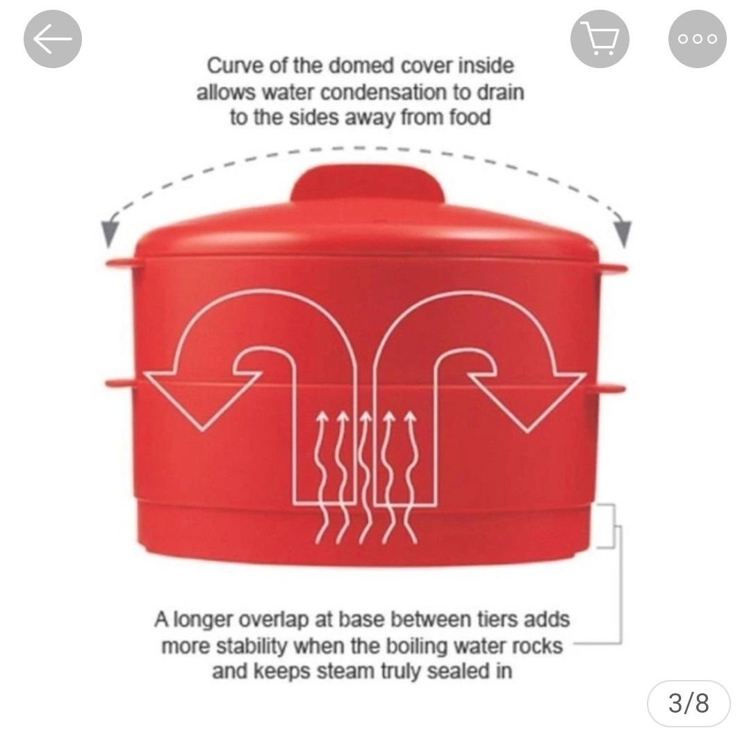 Tupperware Steam It, Furniture & Home Living, Kitchenware & Tableware ...