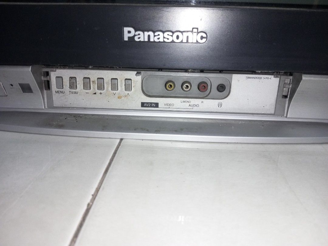 TV Panasonic 29 inch model tabung nyala normal., Elektronik, TV ...