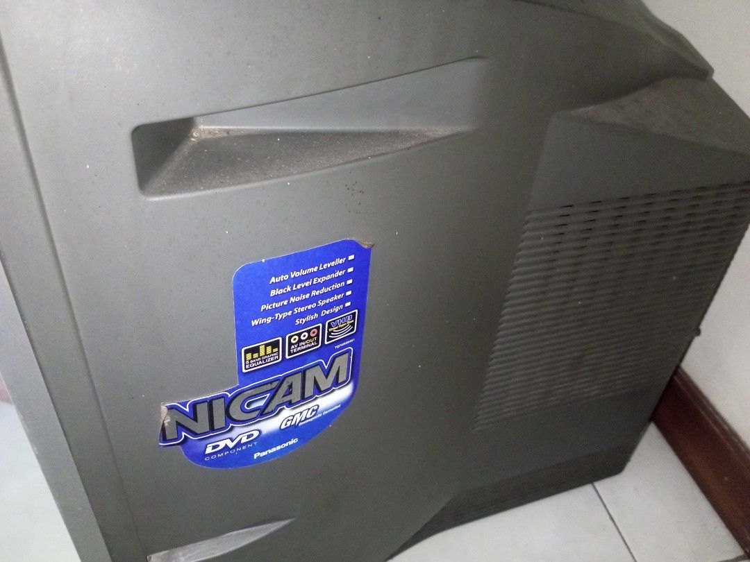 TV Panasonic 29 inch model tabung nyala normal., Elektronik, TV ...