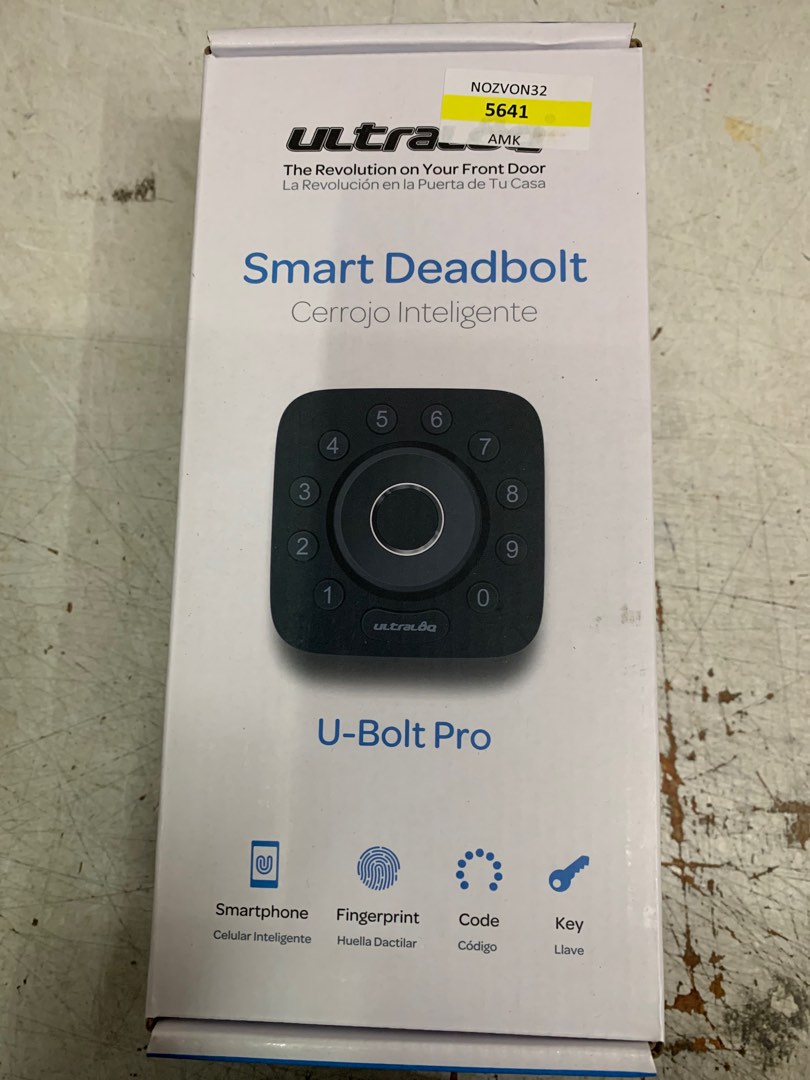 ULTRALOQ U BOLT PRO SMART LOCK, Furniture & Home Living, Security ...