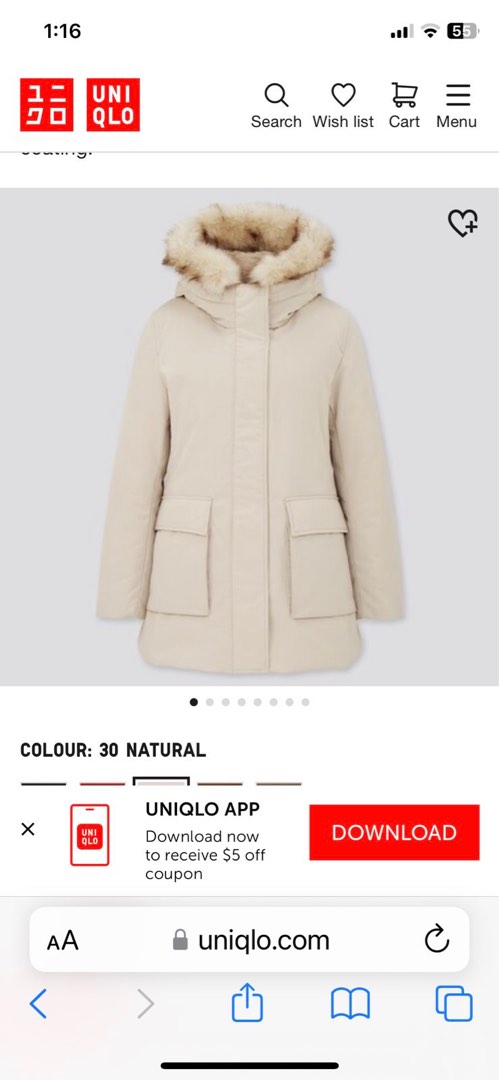 Uniqlo Jacket, Women's Fashion, Coats, Jackets and Outerwear on Carousell