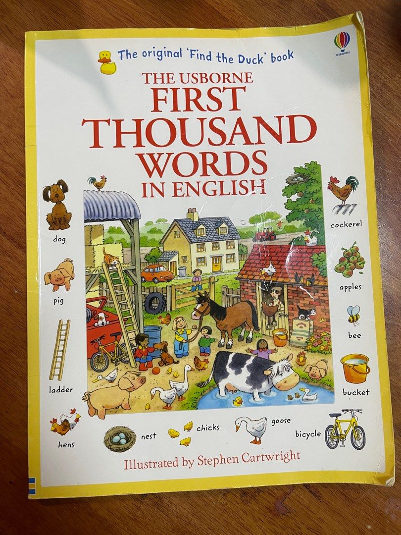 Usborne My First Thousand Words in English, Hobbies & Toys, Books ...