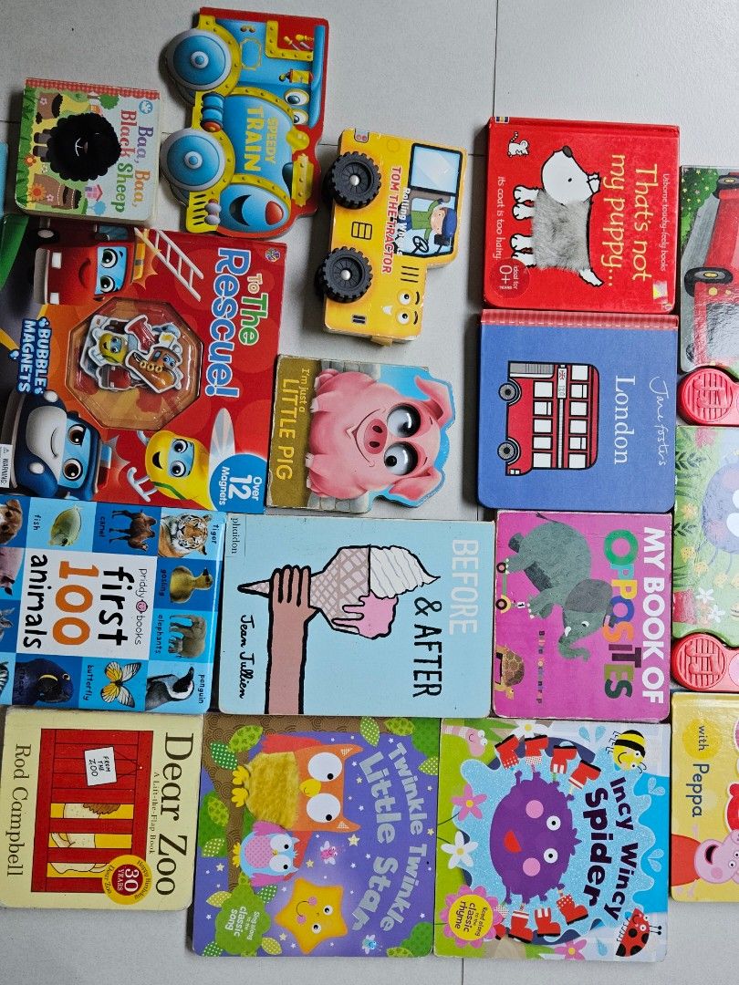 Various kids books & flash cards of varying conditions, Hobbies & Toys ...