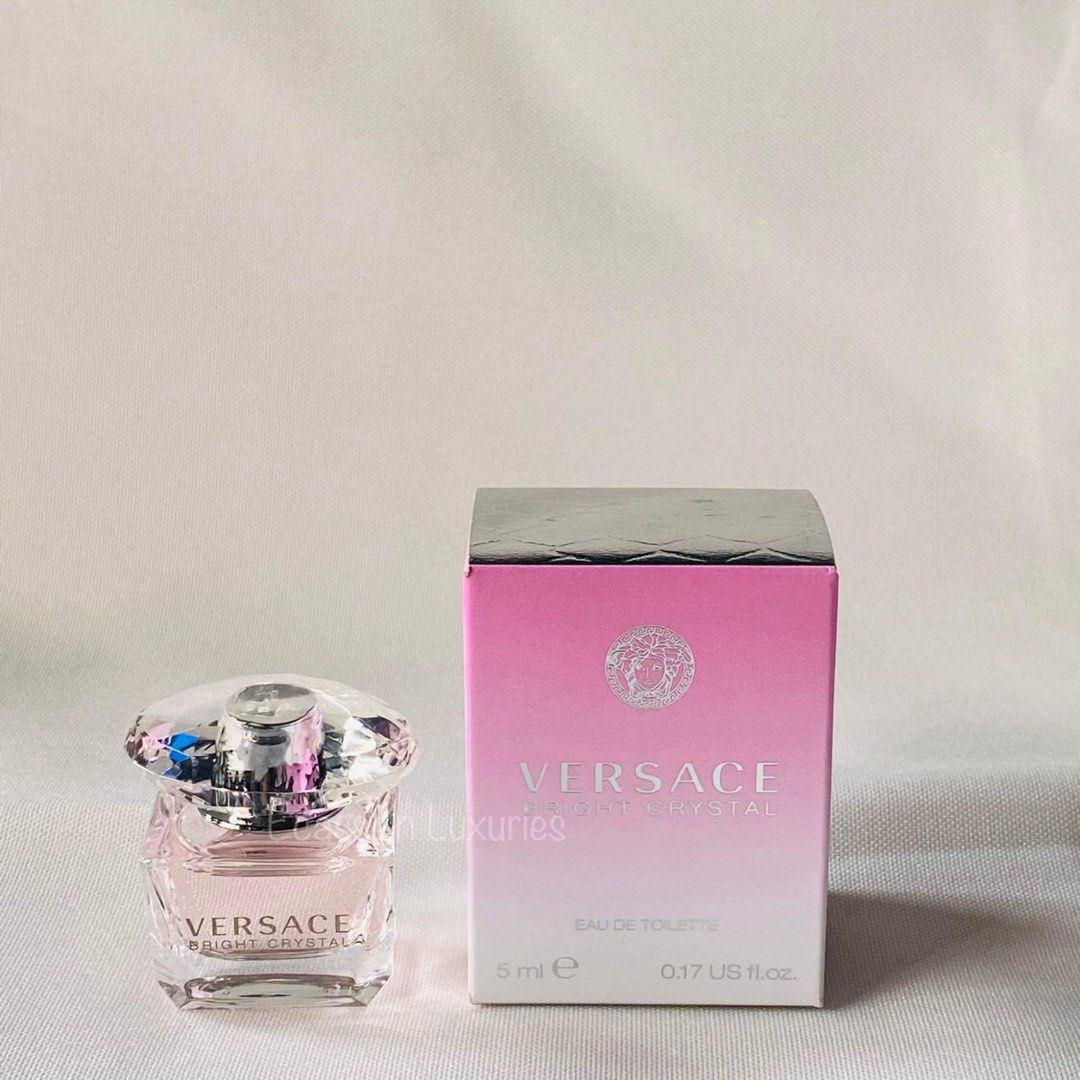 VERSACE BRIGHT CRYSTAL MINI PERFUME, Beauty & Personal Care, Fragrance ...