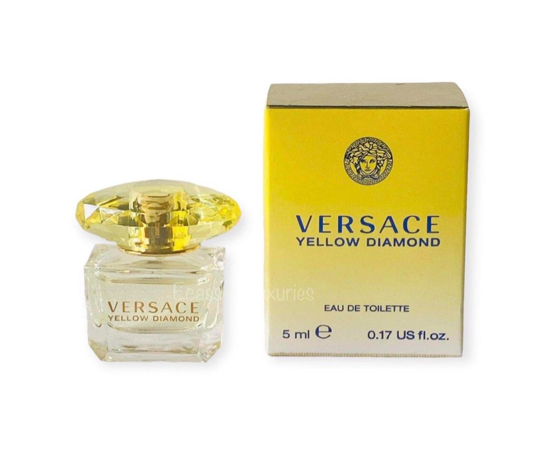 VERSACE YELLOW DIAMOND MINI PERFUME, Beauty & Personal Care, Fragrance ...