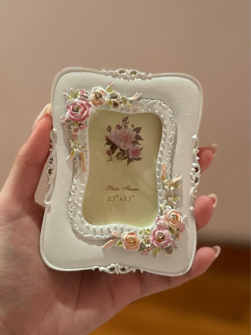 vintage coquette photo frame, Furniture & Home Living, Home Decor ...