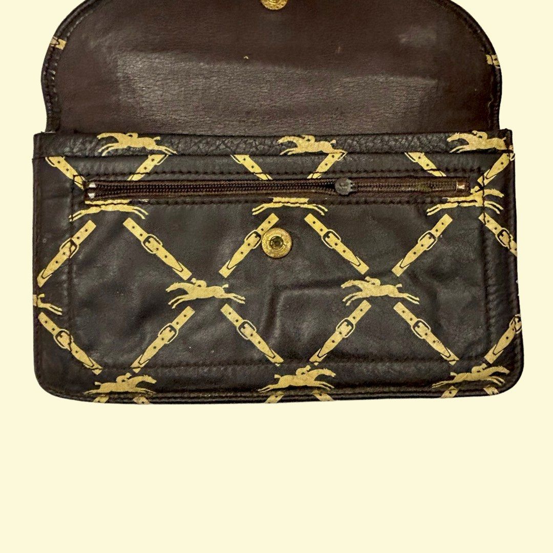 Vintage Longchamp Monogram Pouch, Luxury, Bags & Wallets on Carousell