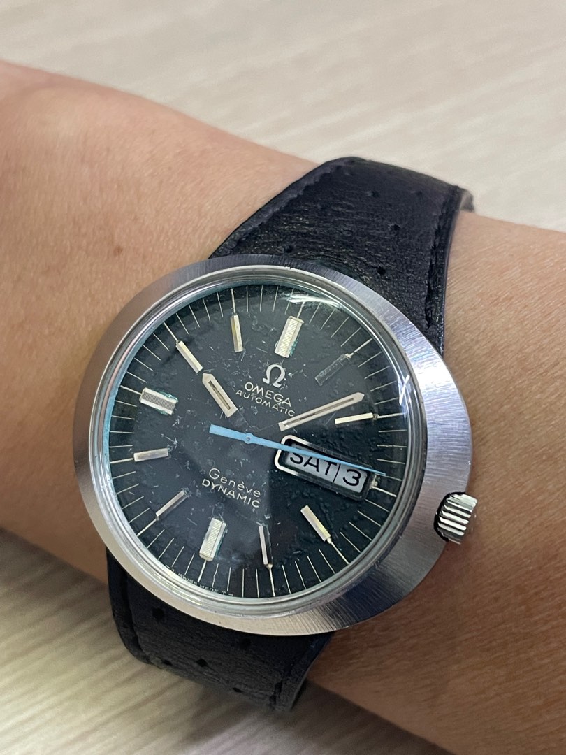 Vintage Omega Geneve Dynamic Tool 107 41mm Automatic Watch, Men's ...