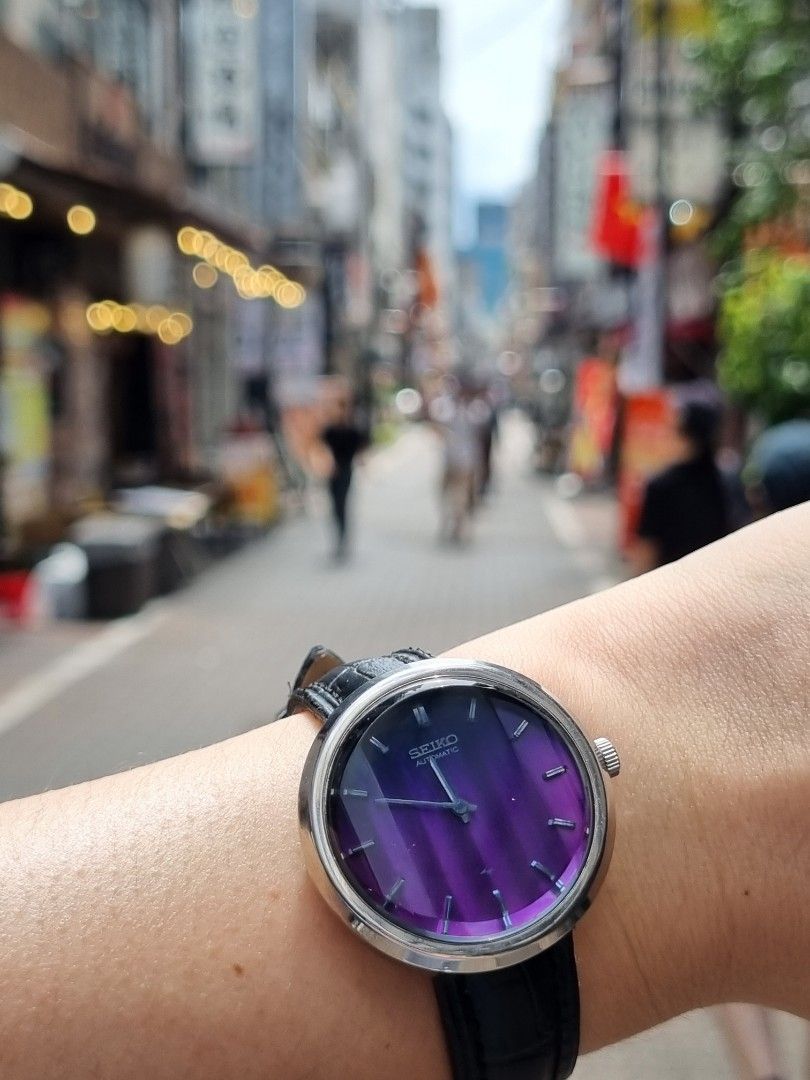 Vintage Seiko Prismatic Purple Chariot Men's Automatic Watch [1970s ...