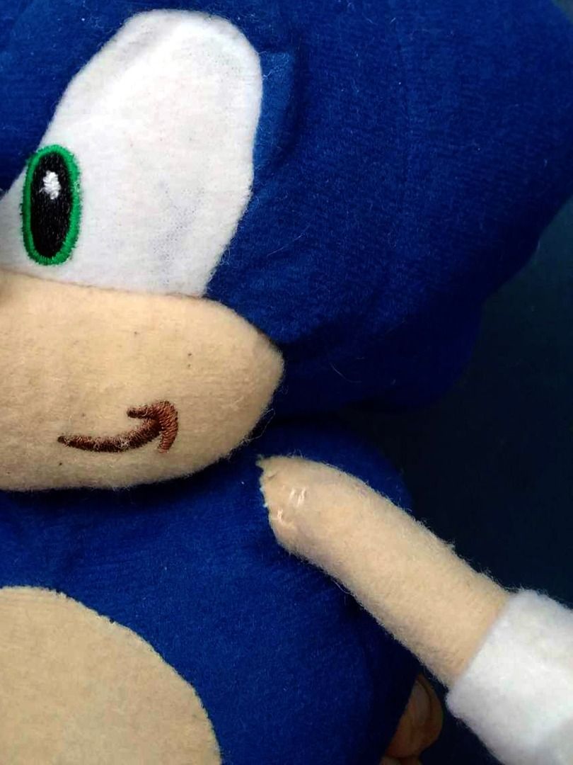 Vintage Sonic The Hedgehog Anime Game Plush Stuff Toy(Sonic X Project ...