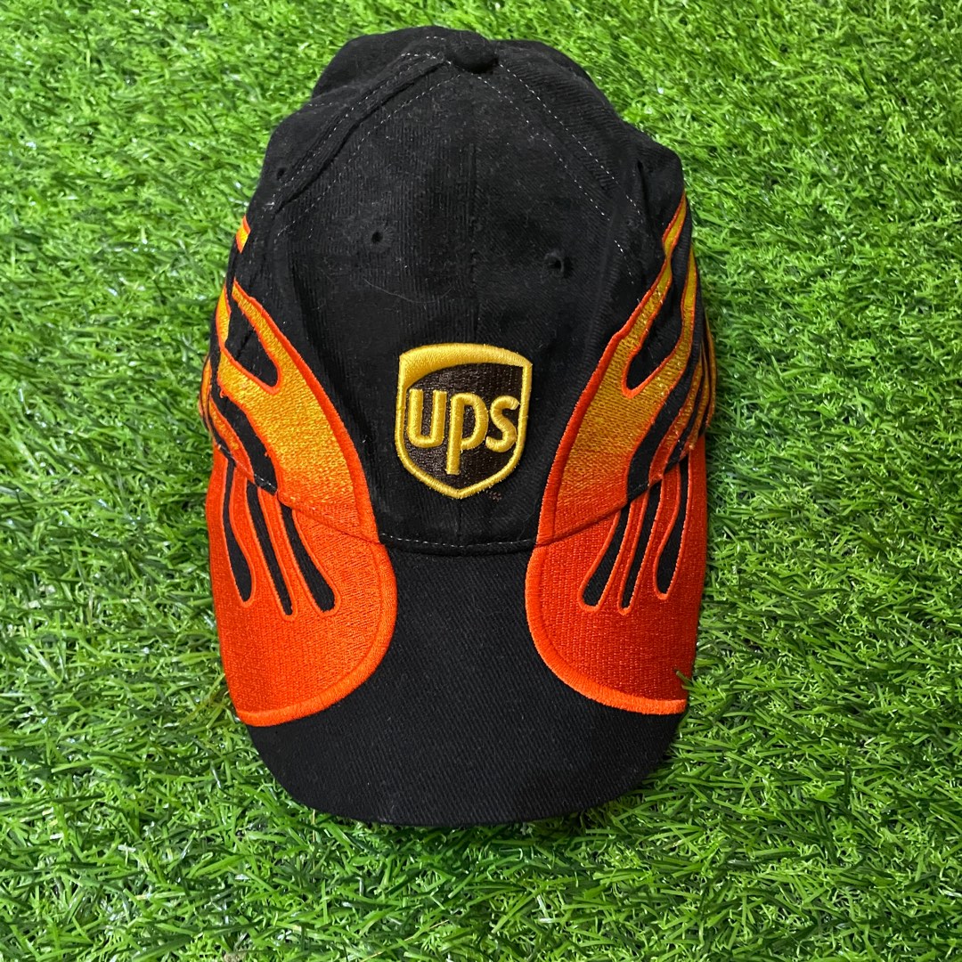 Vintage UPS Flames Nascar Cap, Men's Fashion, Watches & Accessories ...
