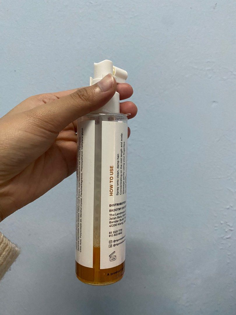 Vigorous Hair Tonic Bella Khan, Beauty & Personal Care, Hair on Carousell