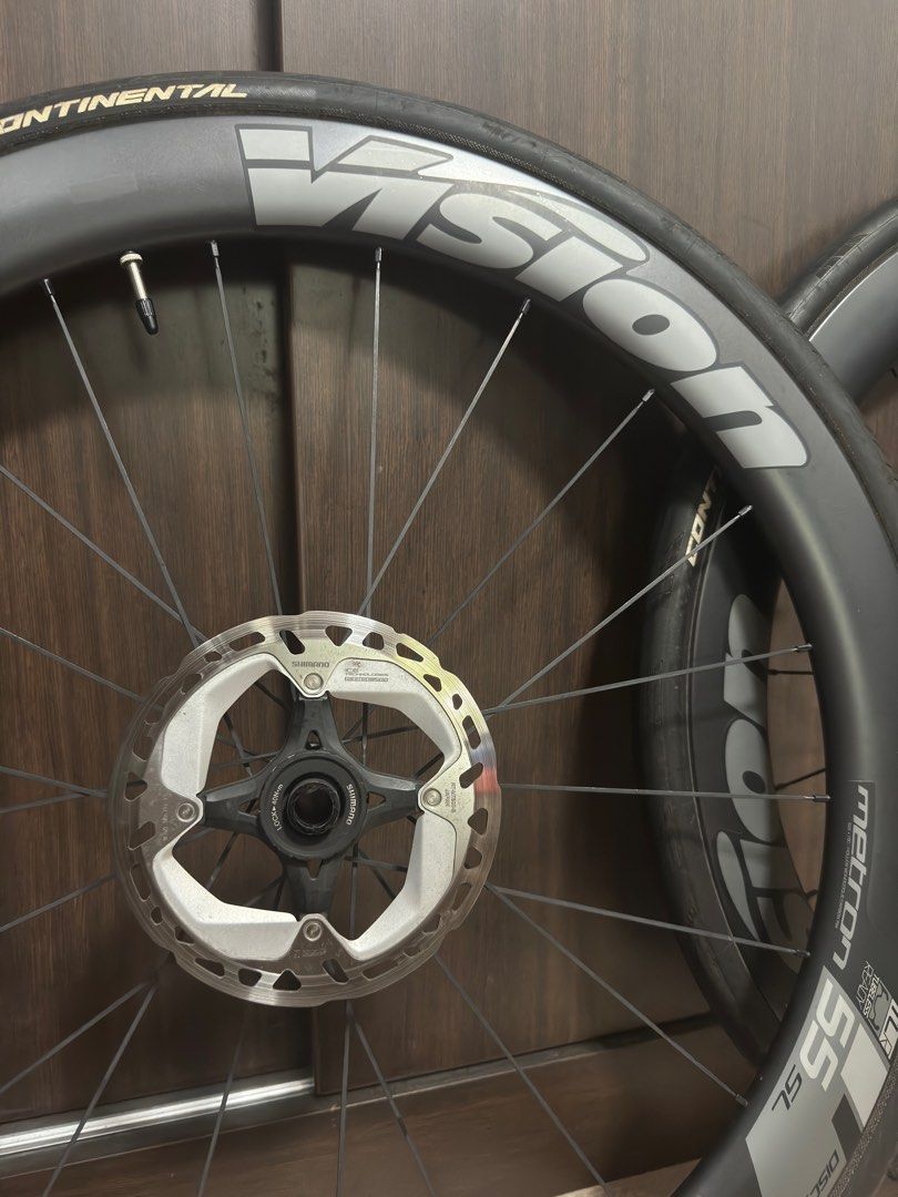 Vision Metron 55 SL Disc TLR Wheelset, Sports Equipment, Bicycles ...