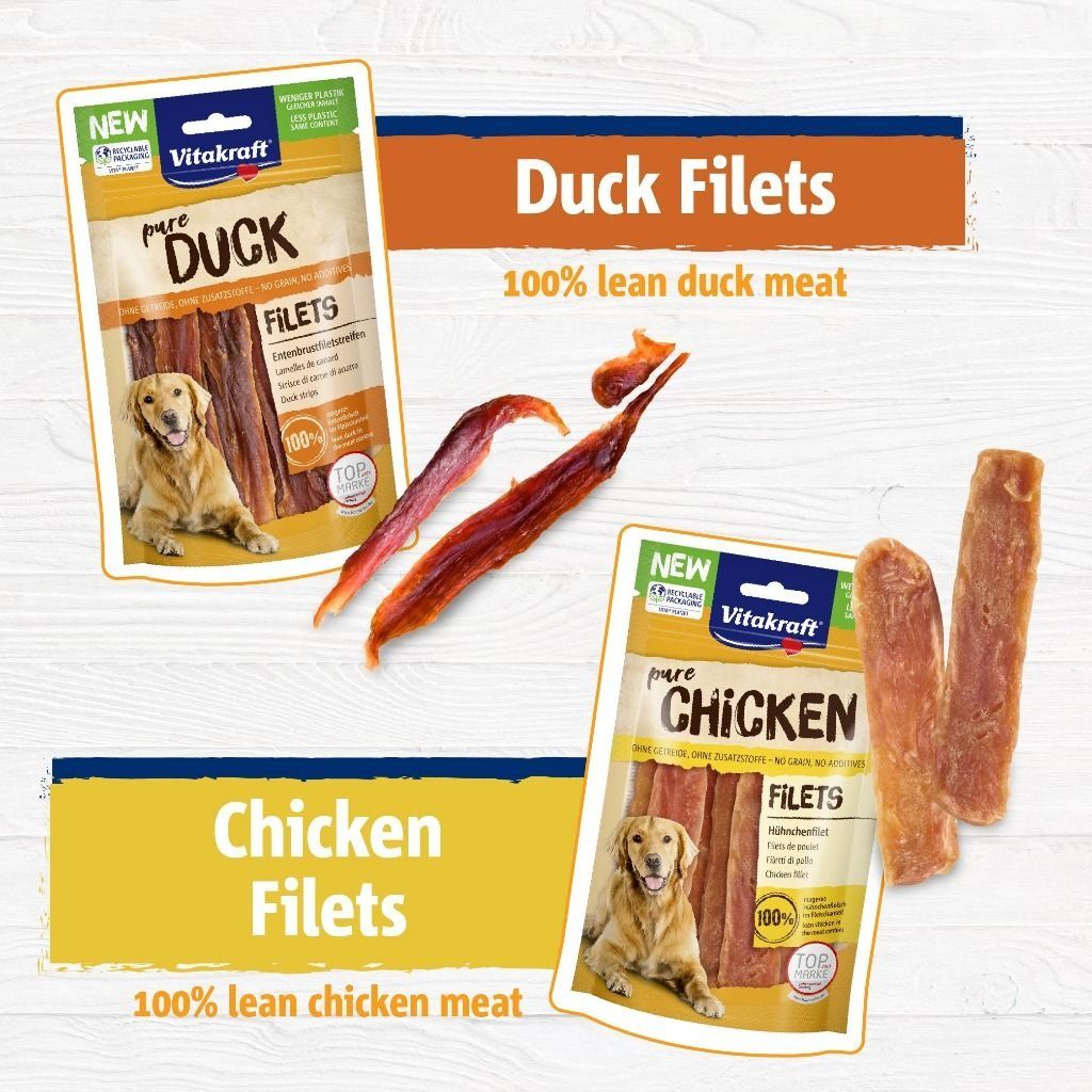 Vitakraft Chew Stick Dog Pet Snack Training Beef Duck Ham Lamb Chicken ...