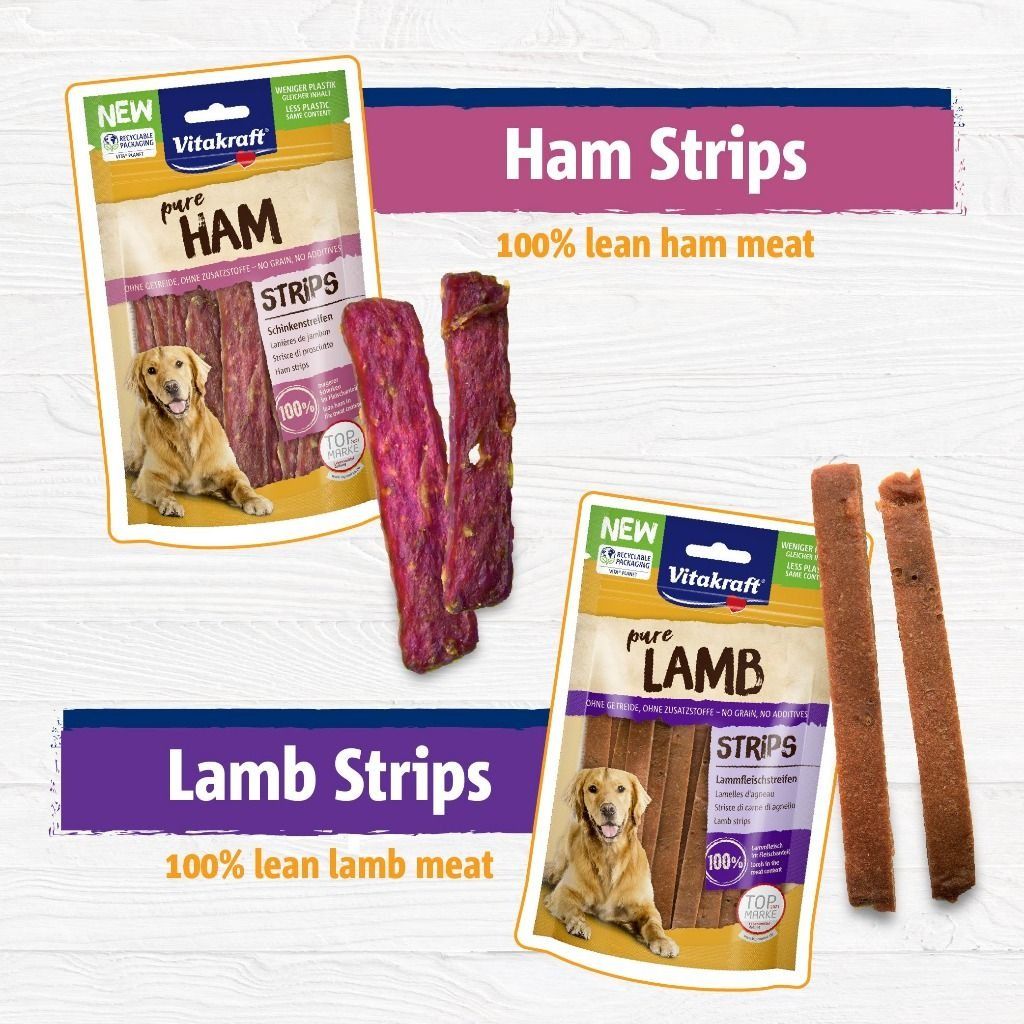 Vitakraft Chew Stick Dog Pet Snack Training Beef Duck Ham Lamb Chicken ...