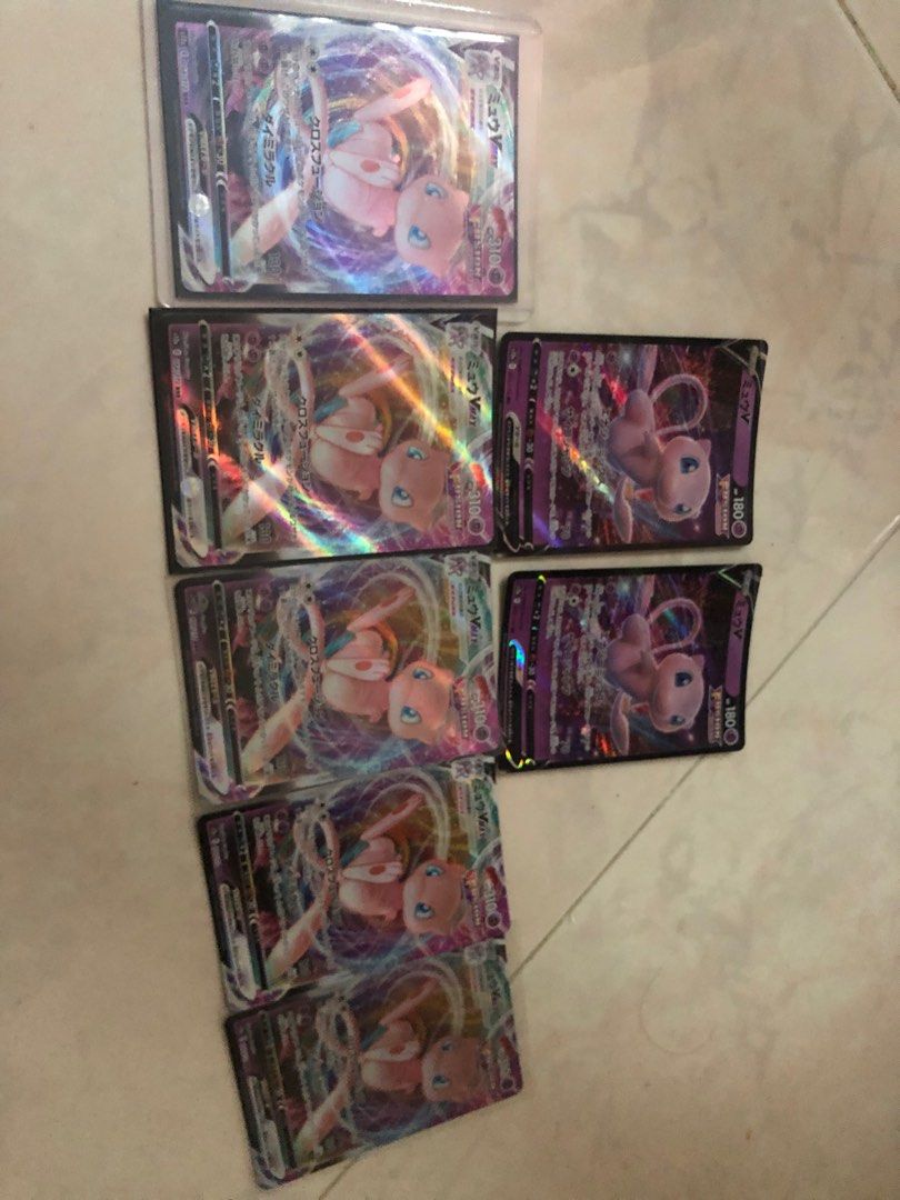 Vsu mew VMAX/V charizard vmax/v, Hobbies & Toys, Toys & Games on Carousell