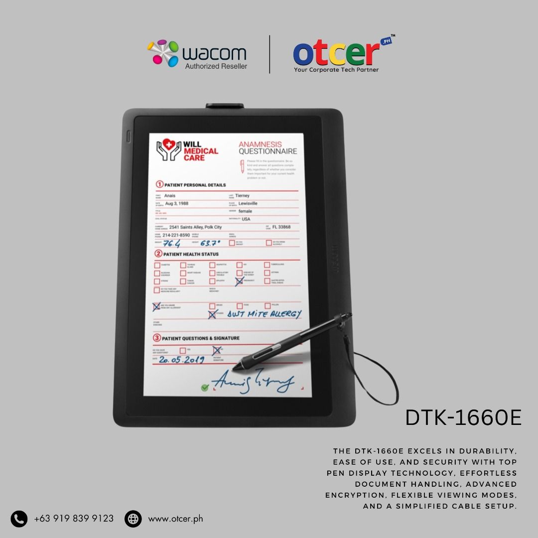 Wacom DTK-1660E, Computers & Tech, Office & Business Technology on ...