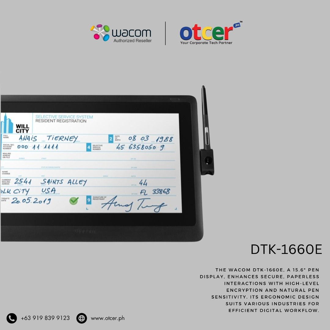 Wacom DTK-1660E, Computers & Tech, Office & Business Technology on ...